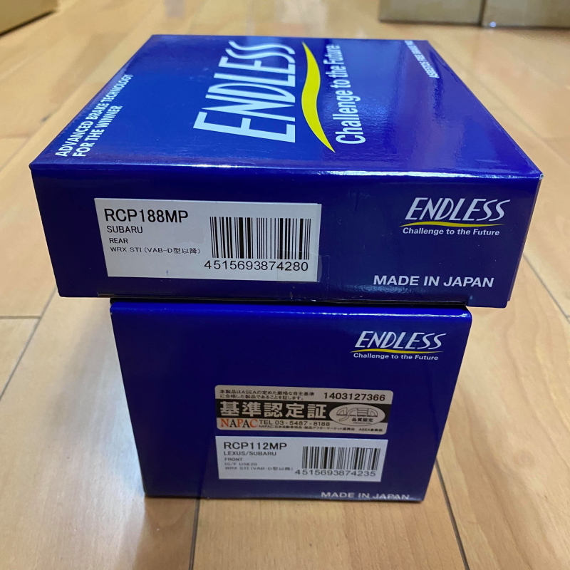 【未使用】即納 ENDLESS SSM PLUS VABスバルWRX STI フロント6POT車 ブレーキパッド1台分 前後セット 除くSTi S207の落札情報詳細 - Yahoo ...