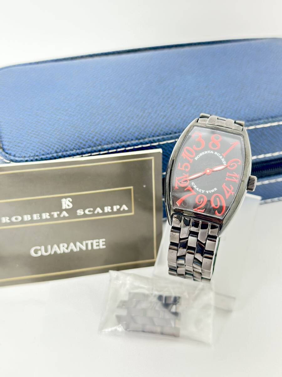 【目立った傷や汚れなし】C0055 1円～！ ROBERTA SCARPA ロベルタスカルパ RS-6015 クレイジータイム SS 自動巻き ...