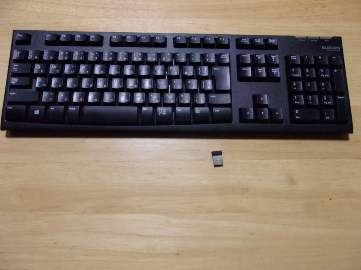 【やや傷や汚れあり】★★ ELECOM エレコム ワイヤレスキーボード 薄型 ブラック TK-FDM063 中古動作品 ★★の落札情報詳細 - Yahoo!オークション落札価格検索 オークフリー