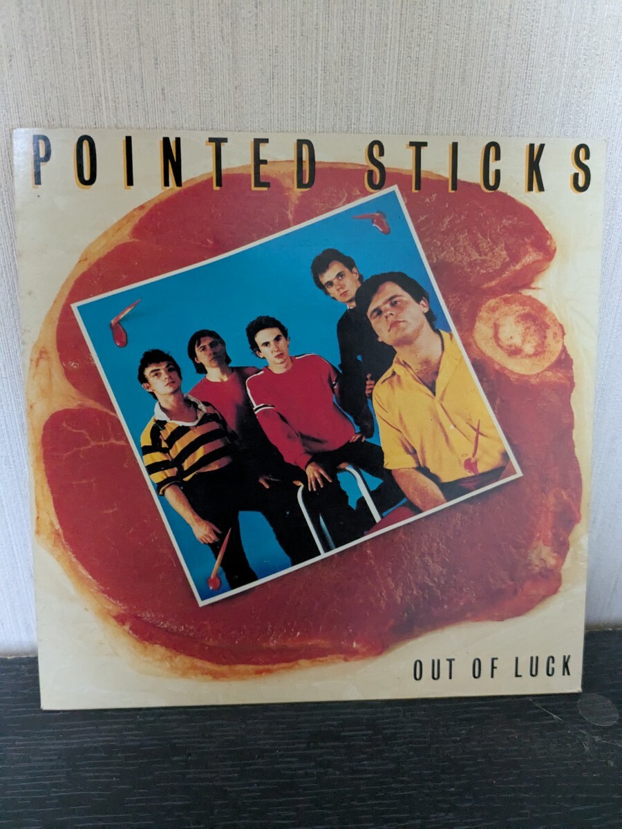 【やや傷や汚れあり】POINTED STICKS／OUT OF LUCK 【オリジナル、70s punk、powerpop、neomods ...