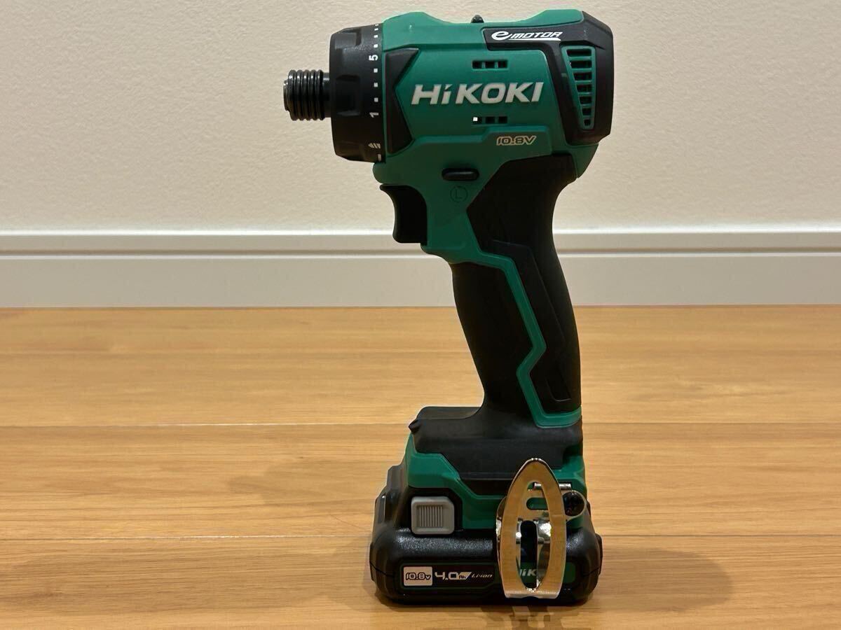 【目立った傷や汚れなし】HiKOKI ハイコーキ ドライバ−ドリル10.8V DB12DD(NN) グリーン＋バッテリー(4.0Ah)1個の落札情報詳細 - Yahoo!オークション落札価格 ...