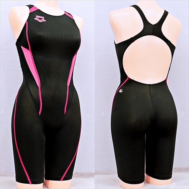 【目立った傷や汚れなし】BY6-130 //arena/アリーナ♪X‐PYTHON*競泳水着*Fina承認*FAR-2506W*柄あり♪ハーフスーツ※一番安価な送料はゆうパケットなら250円♪ ...