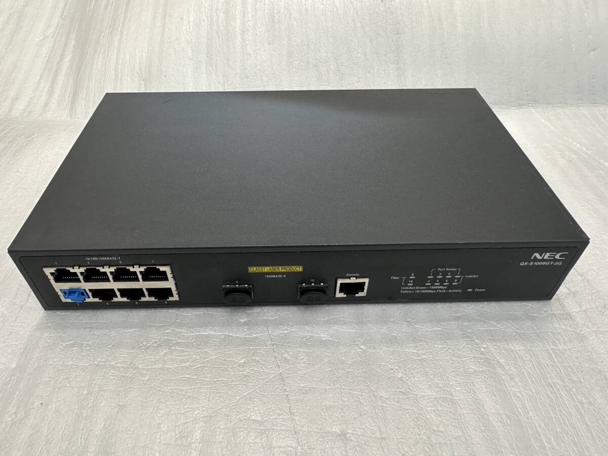 【目立った傷や汚れなし】【NEC】 1GbEベーシック・レイヤ2スイッチ QX-S1008GT-2G 動作品 在庫12の落札情報詳細 - Yahoo!オークション落札価格検索 オークフリー