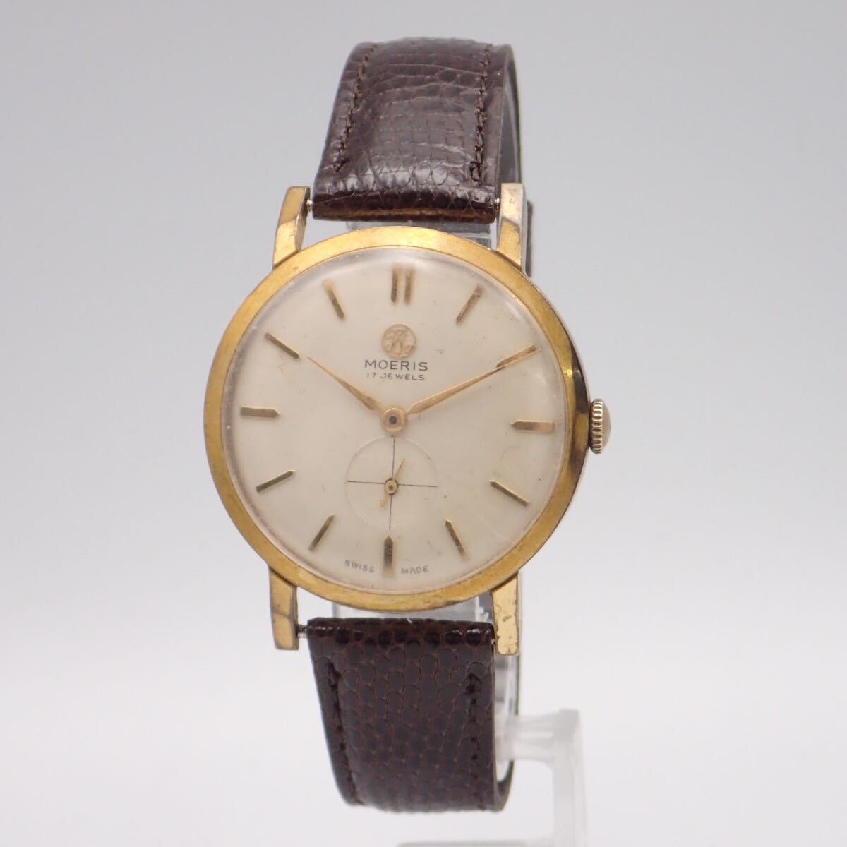 【傷や汚れあり】え10264/MOERIS モーリス/手巻き/メンズ腕時計/K18 GF/17石/スモセコ/文字盤 シルバーの落札情報詳細 - Yahoo!オークション落札価格検索 オークフリー