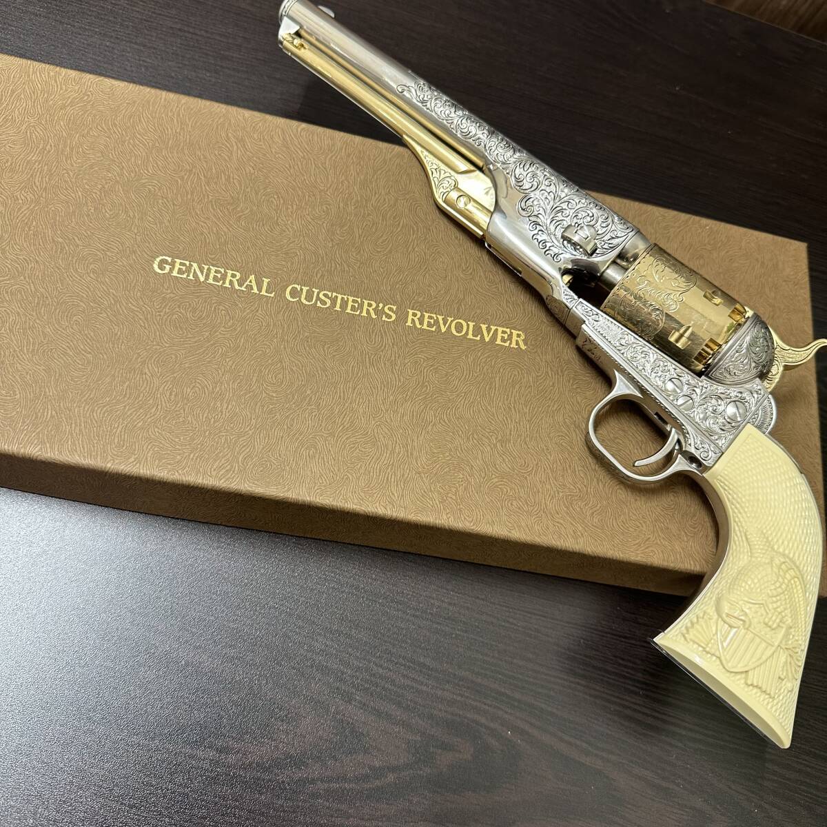 【やや傷や汚れあり】★GENERAL CUSTER'S REVOLVER★ モデルガン ジェネラル カスター リボルバー カスター将軍 ...