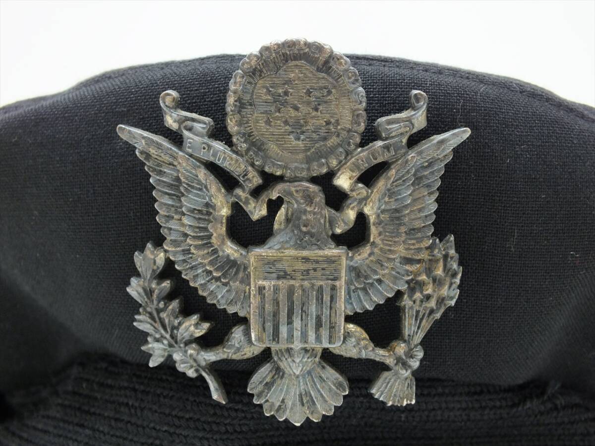 【傷や汚れあり】1円～ ヴィンテージ FLIGHT ACE ミリタリー ベレー帽 キャップ 帽子 軍帽 軍服 レプリカ サイズ約61～62cm アメリカ陸軍 徽章 帽章 の落札情報詳細 ...