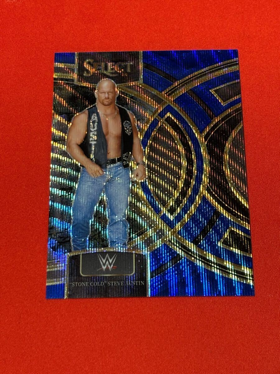 【目立った傷や汚れなし】【49枚限定】2024 Panini Select WWE ストーン コールド スティーブ オースチン Stone Cold Steve Austin PREMIER ...