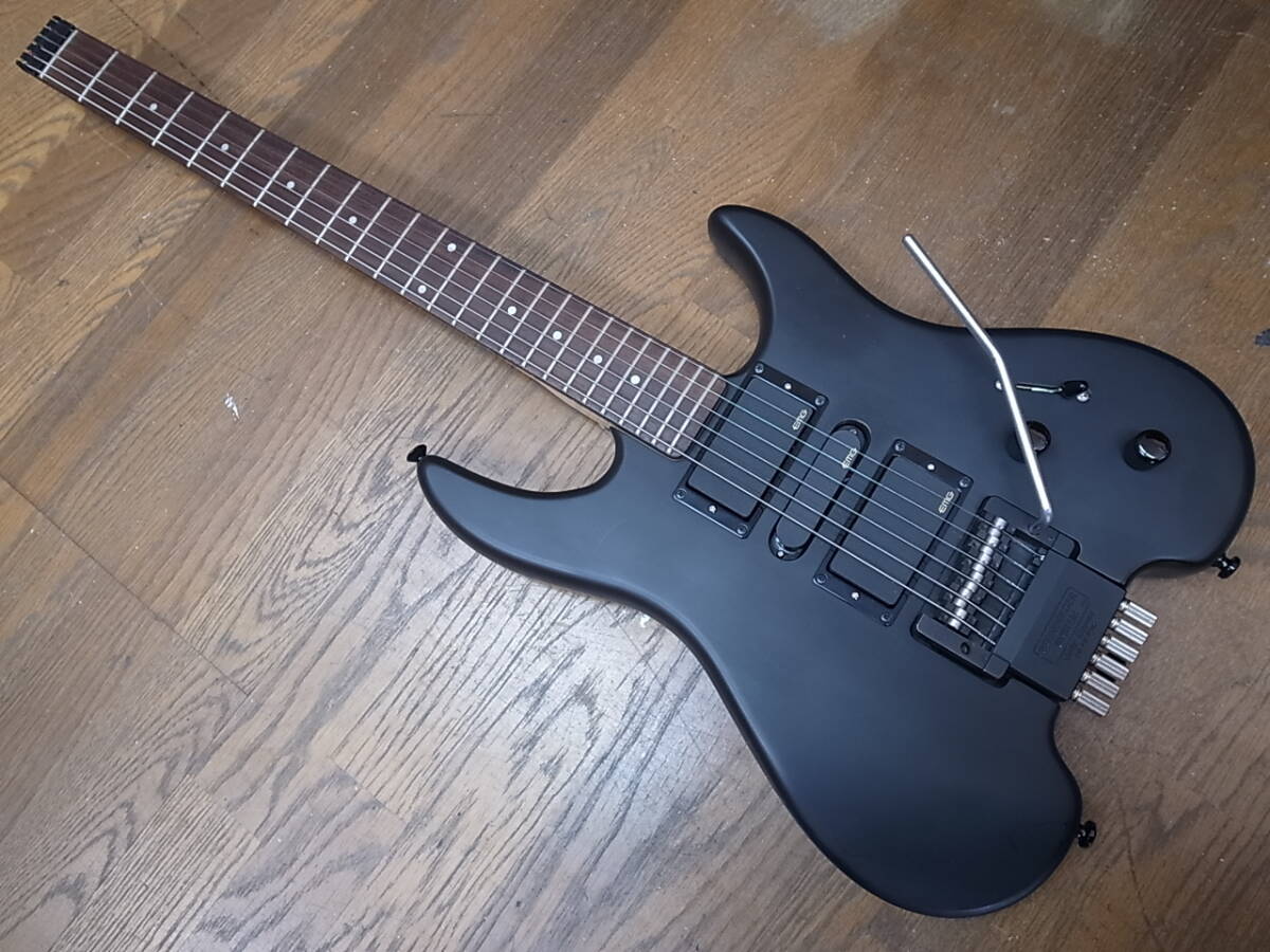 【やや傷や汚れあり】Spirit by Steinberger Gu-Deluxeスプリット・バイ・スタインバーガーEMGピックアップ改ヘッドレスギター黒ブラックの落札情報詳細 - Yahoo ...