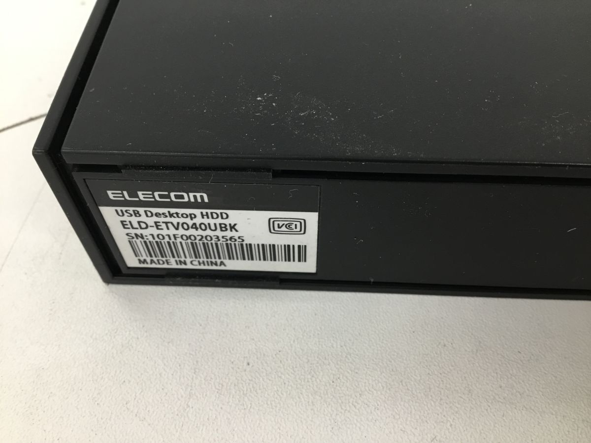 【中古】 営NA291-60 ELECOM エレコム USB Desktop HDD ELD-FTV040UBK 外付けハードディスク 専用アダプター /aの落札情報詳細 - Yahoo ...