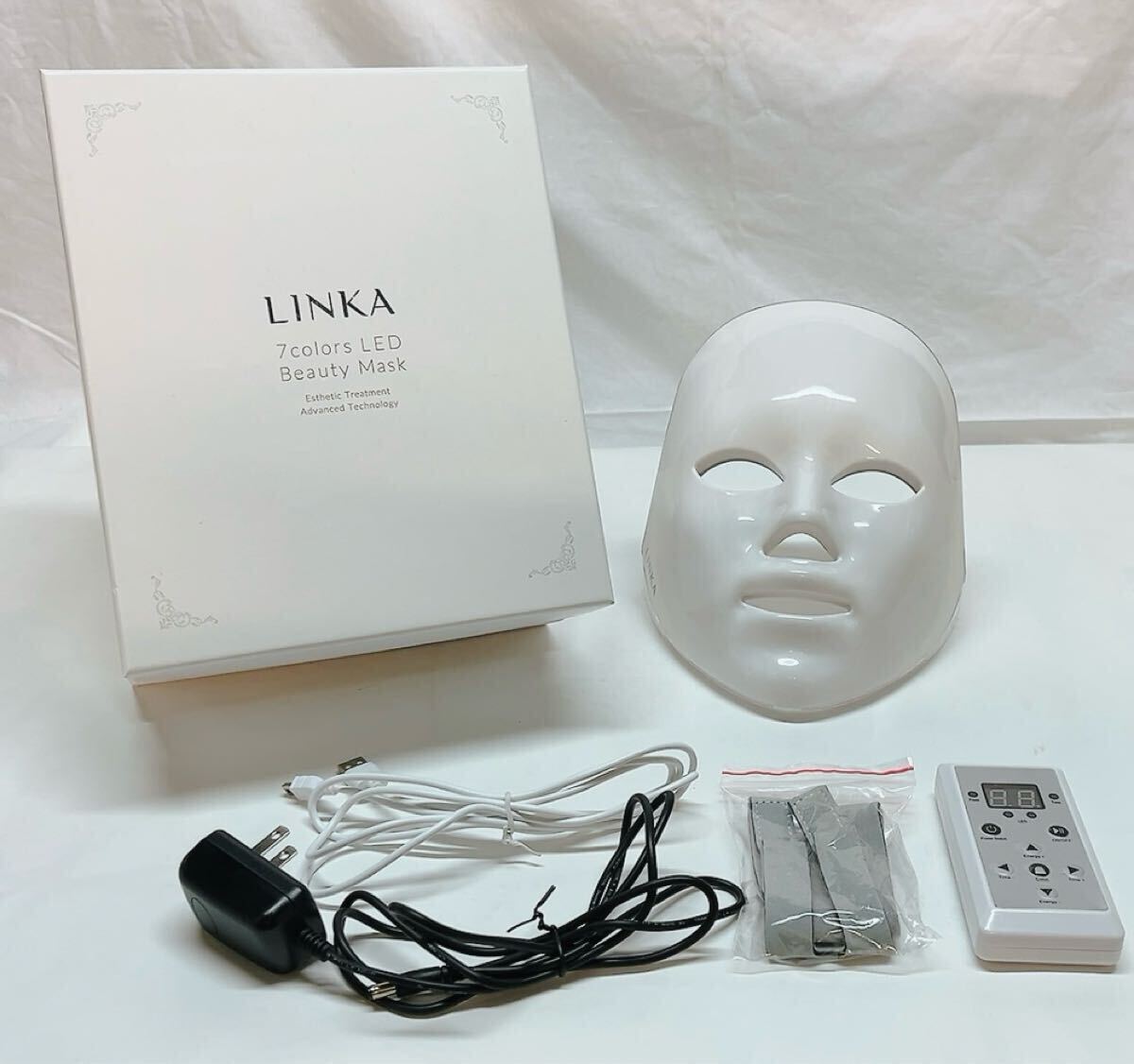 【目立った傷や汚れなし】【美顔器】LINKA リンカ C80-LM001 7色LED 美容マスク 箱付きの落札情報詳細 - Yahoo!オークション落札価格検索 オークフリー