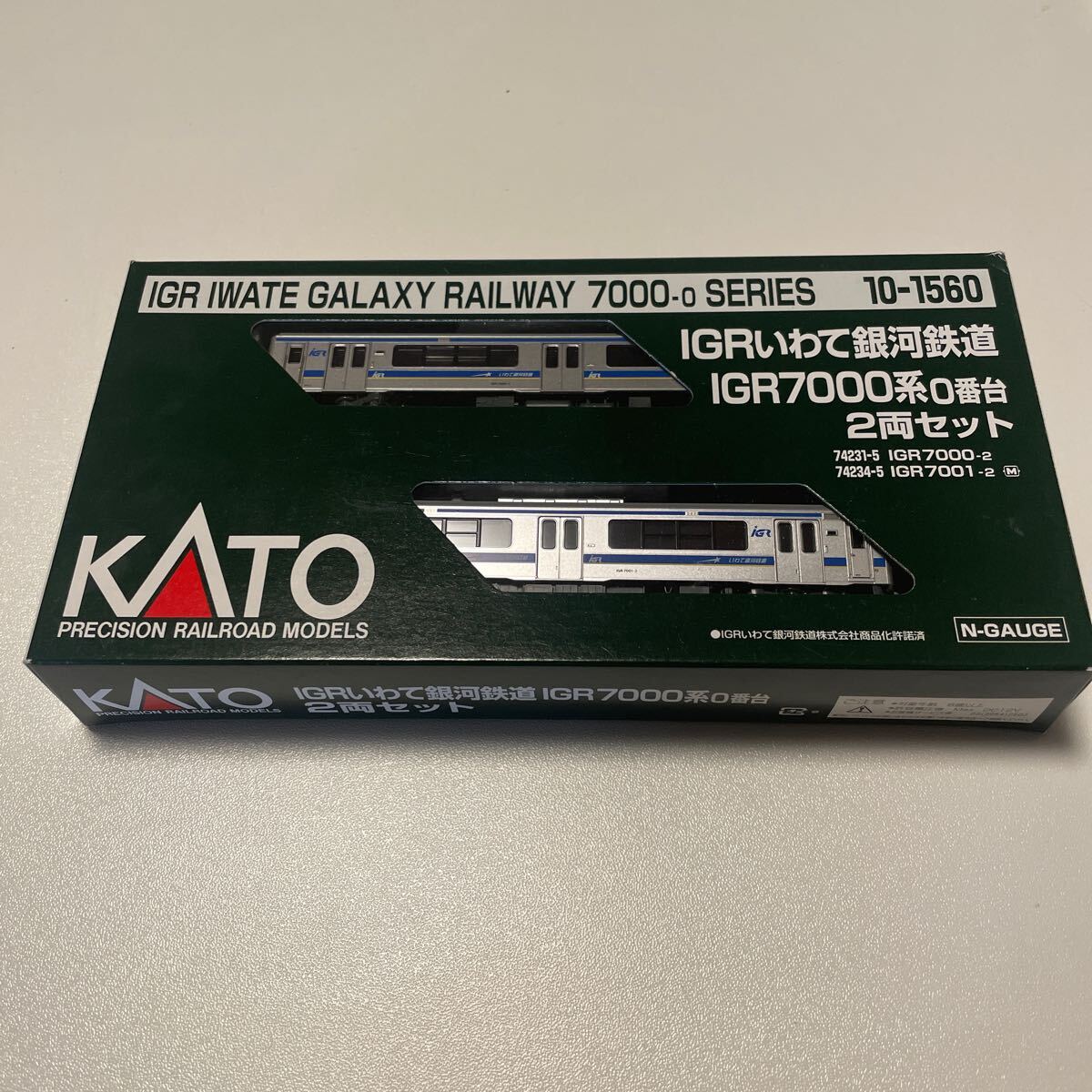 【未使用に近い】10 1560 IGRいわて銀河鉄道 IGR7000系0番台 2両セット KATO 鉄道模型 カトー Nゲージの落札情報詳細 - Yahoo!オークション落札価格検索 オークフリー