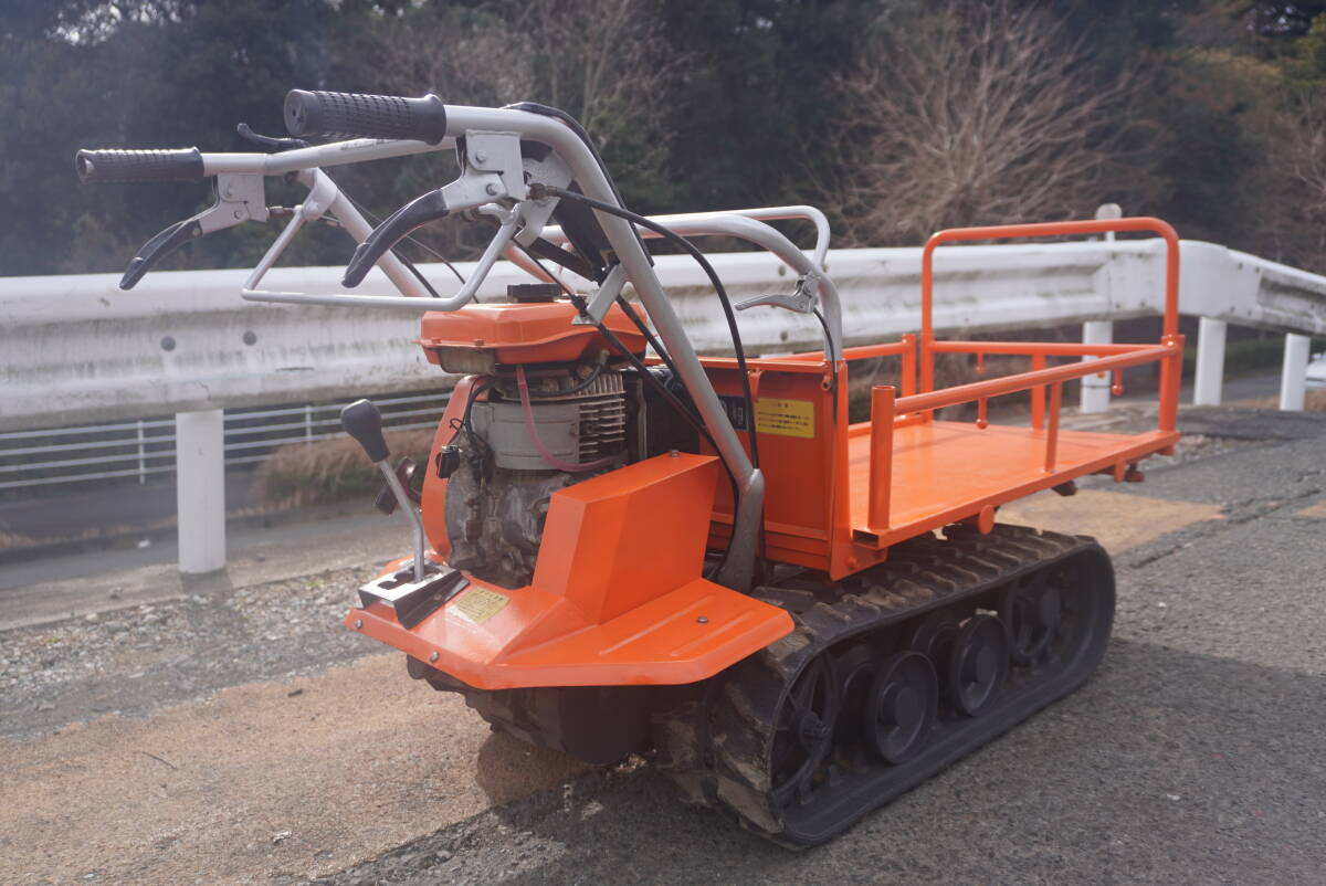 【目立った傷や汚れなし】筑水キャニコム BFP401 ピンクレディー 農用運搬車 クローラ型 手動ダンプ 最大積載量 250㎏ ガソリン 最大3.5馬力 ★静岡県湖西市発★の落札情報詳細 ...
