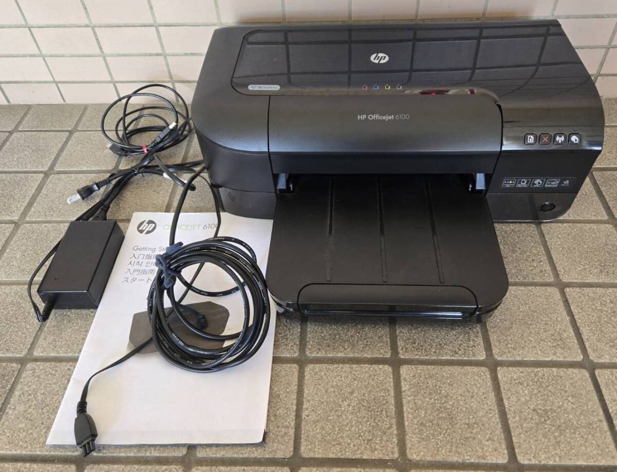 【やや傷や汚れあり】HP Officejet 6100 ePrinter インクジェット プリンター 通電のみ確認 動作未確認 中古 現状品 ...