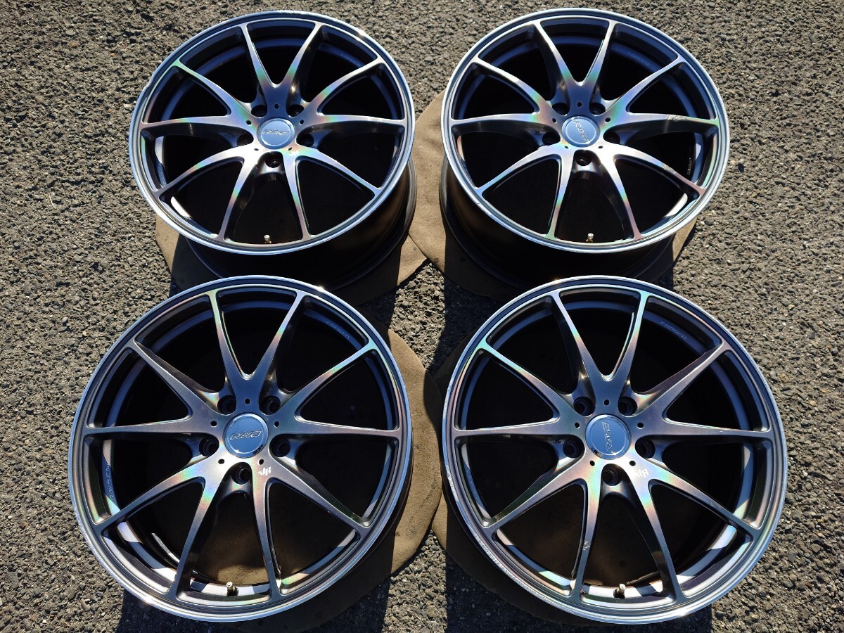 【傷や汚れあり】鍛造 RAYS ボルクレーシング G25 PD プリズムカラー 18インチ 7.5J+48 PCD114.3 5穴 4本の落札情報詳細 - Yahoo!オークション落札価格検索 ...