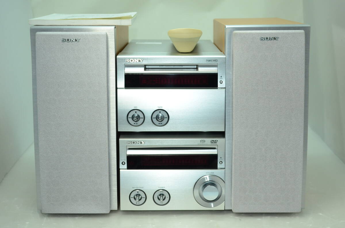【やや傷や汚れあり】SONY ソニー CMT-SE9 (MDS-SE9 HCD-SE9）SACD・CD・DVD・ MD・カセット スピーカー2 ...