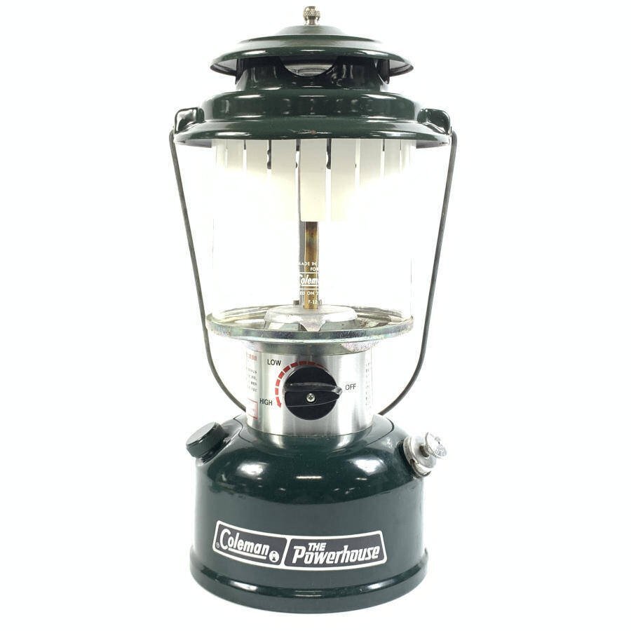 【傷や汚れあり】Coleman コールマン The Powerhouse MODEL 290 ツーマントル ガソリンランタン 1990年11月 ...