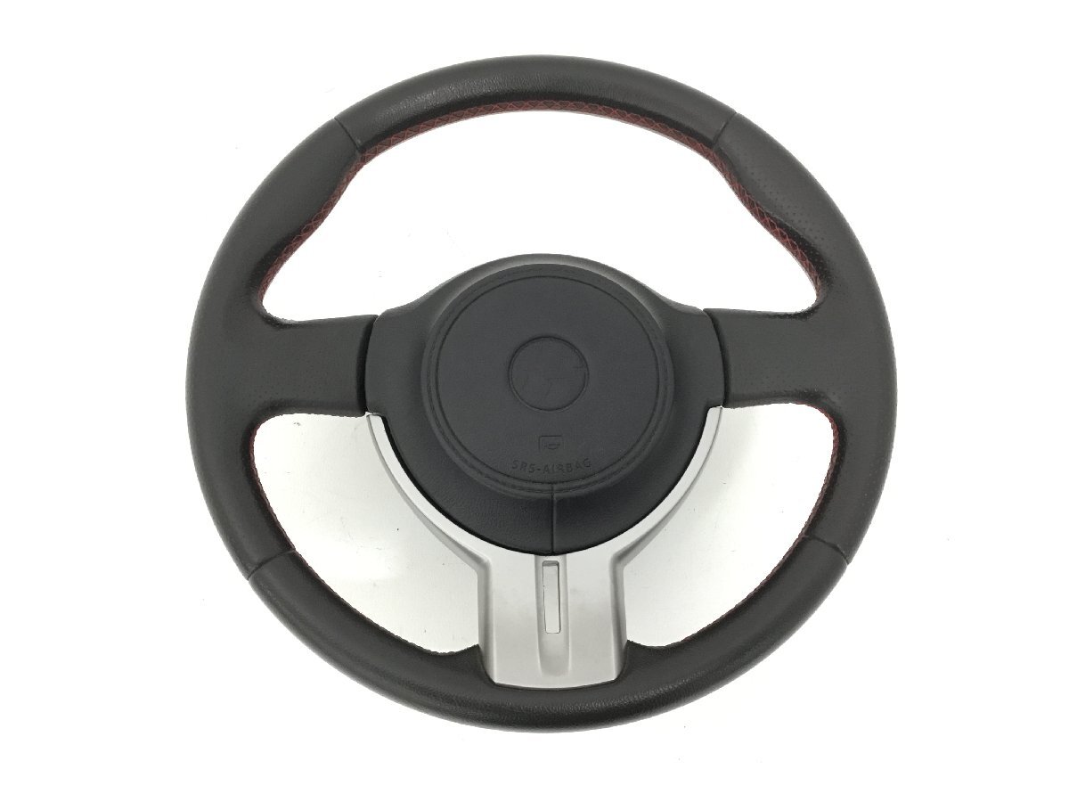 【やや傷や汚れあり】トヨタ ZN6 86 純正 ハンドル ステアリング レザー 赤ステッチ 2500385 2J6-1 林の落札情報詳細 ...
