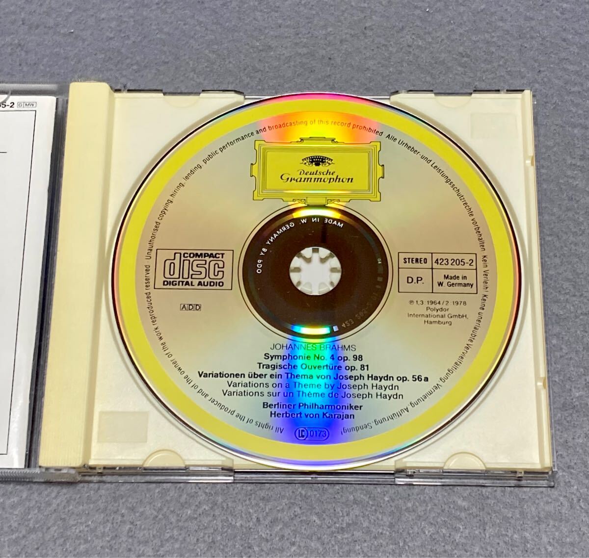 【目立った傷や汚れなし】CD/ ブラームス：交響曲第4番 / カラヤン& BPOの落札情報詳細 - Yahoo!オークション落札価格検索 オークフリー