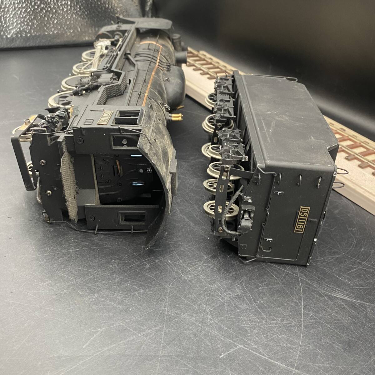 【傷や汚れあり】250228TO【注目】蒸気機関車 鉄道模型 汽車 模型 D511161 D51機関車 デゴイチ 列車 レール 線路 現状品 線路長さ約56cmの落札情報詳細 - Yahoo ...