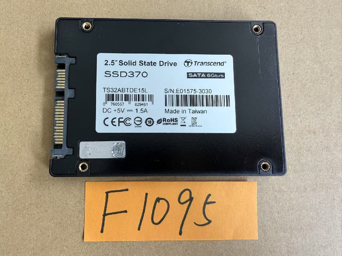 【目立った傷や汚れなし】送料無料 Transcend TS32ABTDE15L SSD 2.5インチ SATA SSD32GB 使用時間204H★F1095の落札情報詳細 - Yahoo ...