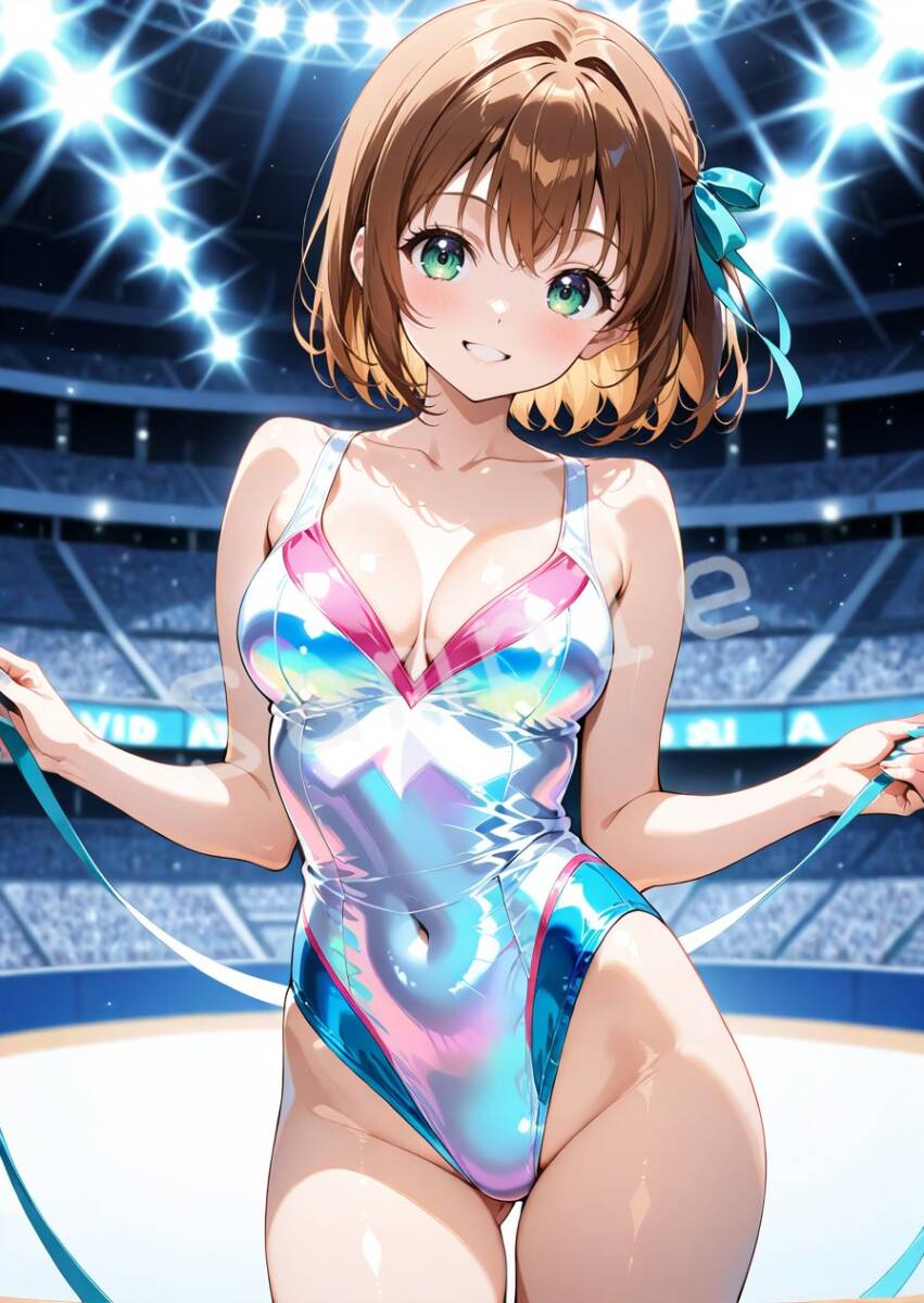 【未使用】オリジナル レオタード 新体操 ちっぱい ユニフォーム スポーツ A4ポスター 同人 アート 女子 AIイラスト 美女 アニメ マンガ A0914の落札情報詳細 - Yahoo ...