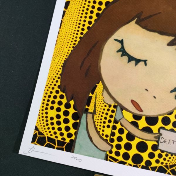 【未使用に近い】AB128 DEATH NYC 世界限定ポスター 現代アート ポップアート 草間彌生 Kusama Yayoi かぼちゃ 奈良美智 手紙少女 レター 黄色の落札情報詳細 ...