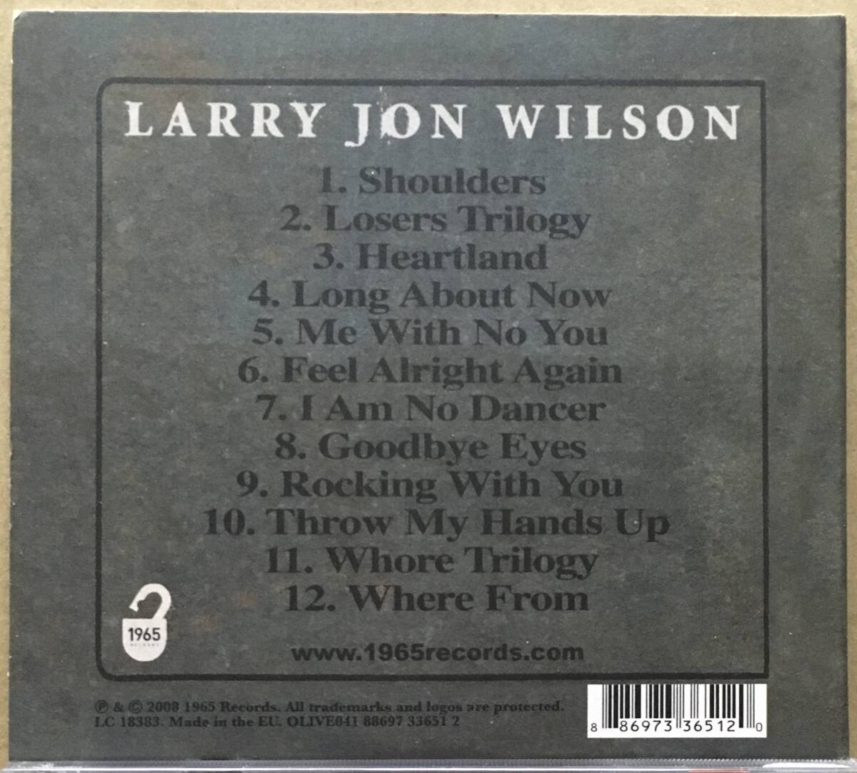【やや傷や汚れあり】Larry Jon Wilson / Jeb Loy Nicholsプロデュース2008年大名盤！/ アシッドフォーク ...