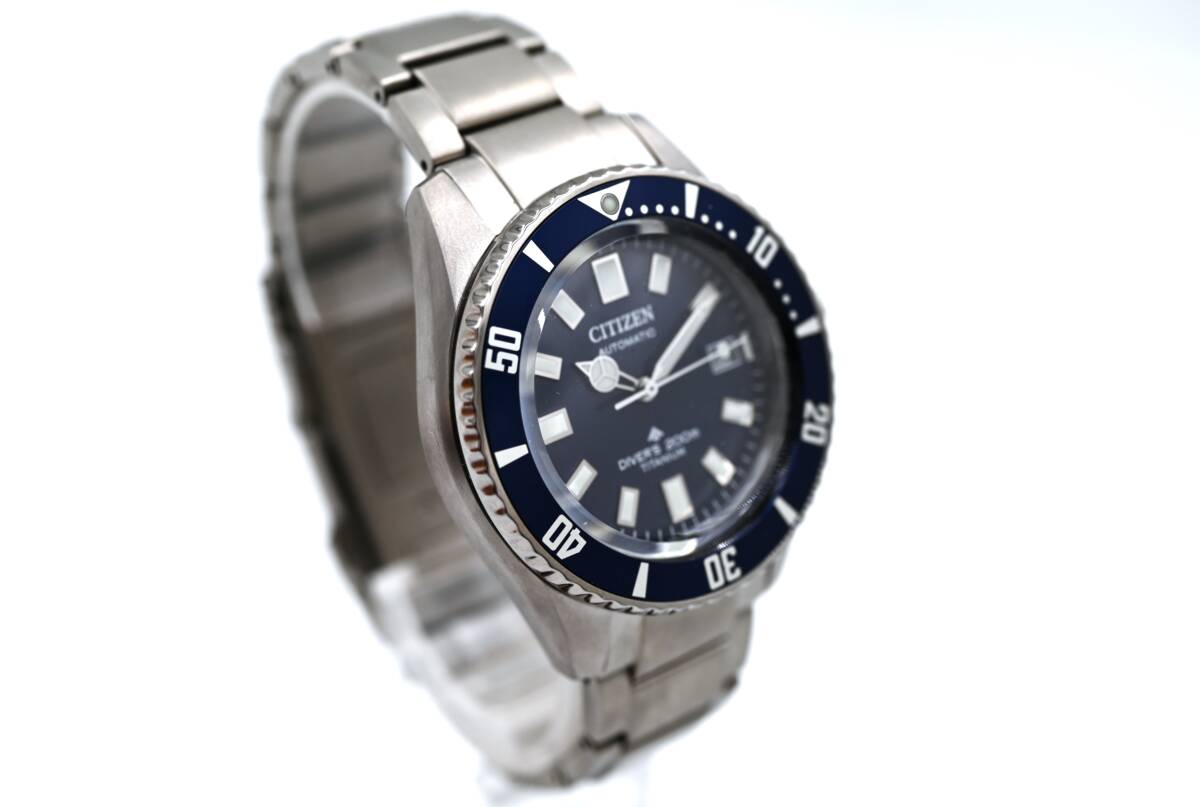 【未使用に近い】☆ フジツボダイバー CITIZEN PROMASTER メカニカル・ダイバー200m NB6021-68L チタン ブレスモデル ブルダイアル＆ベゼル！の落札情報詳細 ...