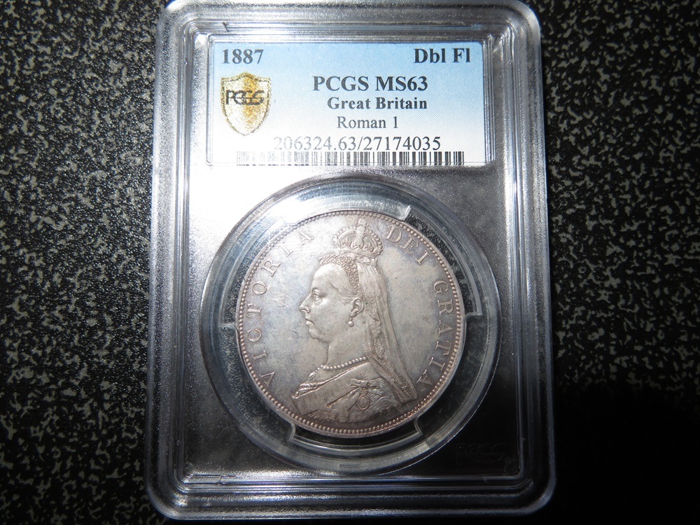 【目立った傷や汚れなし】 ヴィクトリア女王 銀貨 1887年 ダブルフローリン PCGS鑑定MS63 Great Britain 1円スタート！売り切り！の落札情報詳細 - Yahoo ...