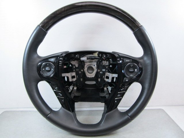 【やや傷や汚れあり】 [52F:G2] ホンダ純正 CR6 アコード ステアリングホイール 黒木目調 スイッチ付の落札情報詳細 - Yahoo!オークション落札価格検索 オークフリー