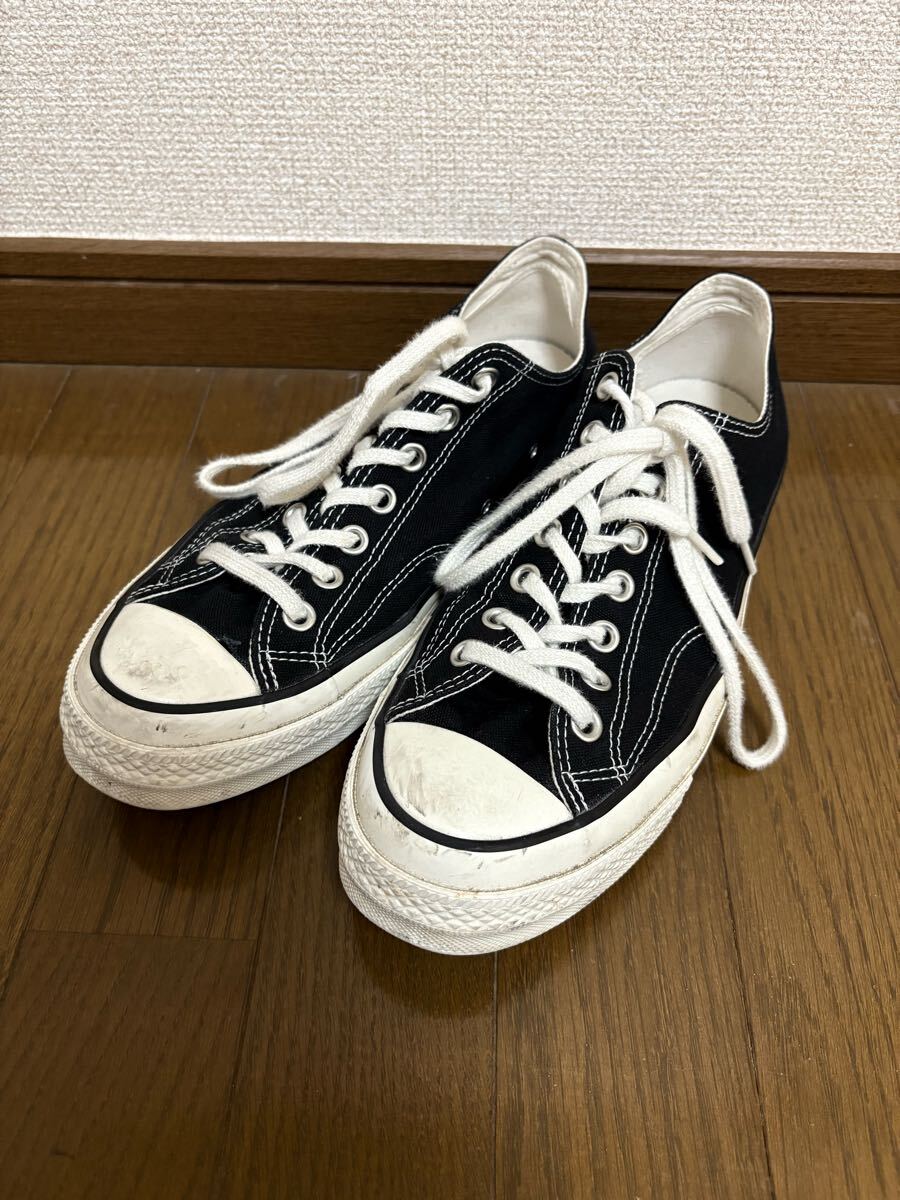 【やや傷や汚れあり】converse コンバース lgcy レガシー all star オールスター ブラック 黒 1se384 chuck taylar チャックテイラー 一つ星 黒パッチ ...