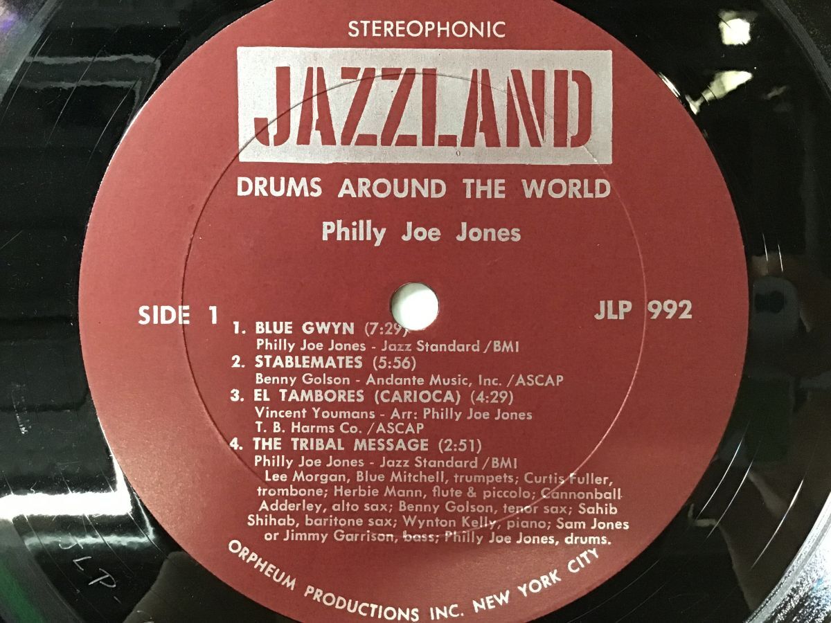【やや傷や汚れあり】LP / PHILLY JOE JONES / DRUMS AROUND THE WORLD [16250ER]の落札情報 ...