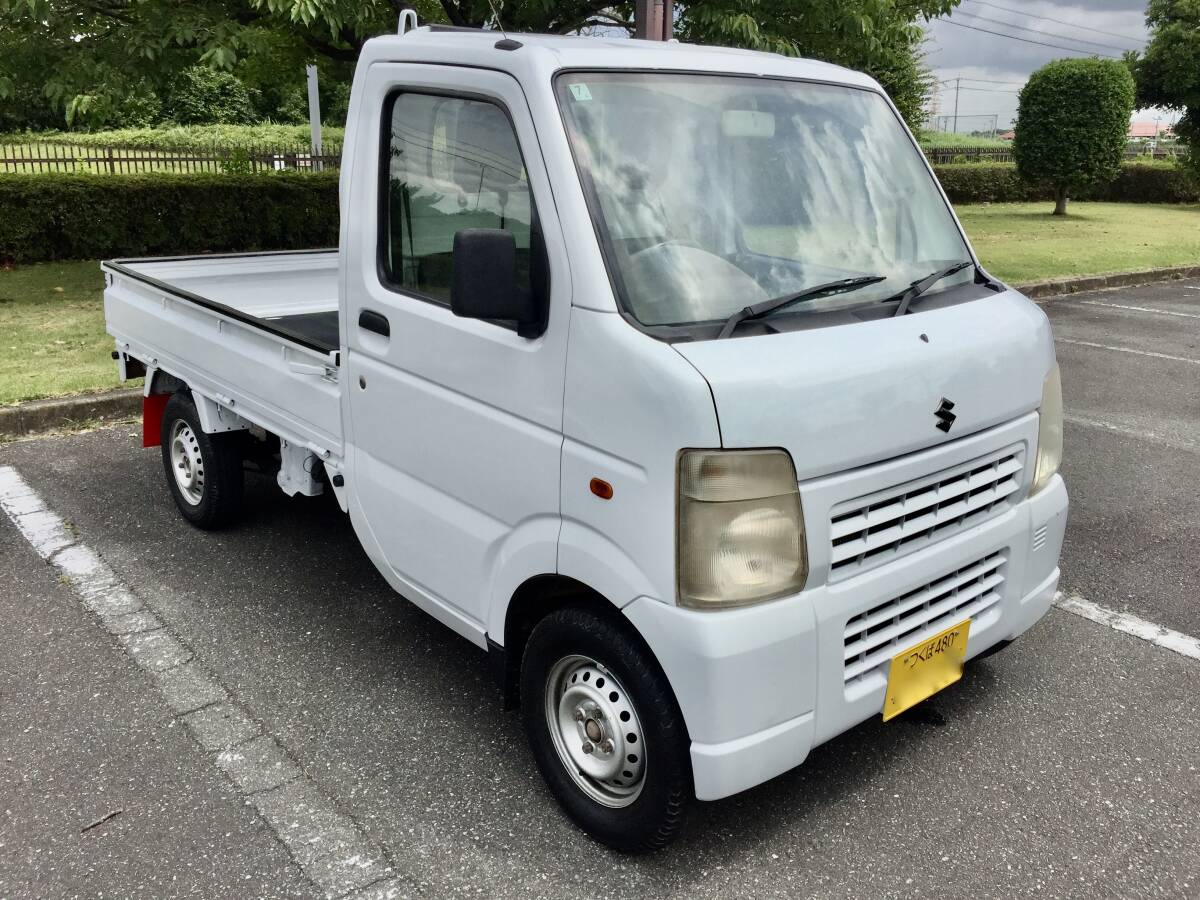 【走行距離 69793 km】★ 茨城県発・スズキ・キャリィトラック・DA63T・オートマ・2WD・エアコン・パワステ・車検 2年付き・オールペイント ・1円スタート！★の落札情報詳細 ...