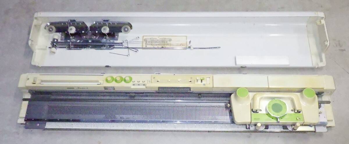 【やや傷や汚れあり】Y2154# 動作未確認 編機 シルバー編機 パンチカード カンタン8 SK328 編み機 SILVER brother ...