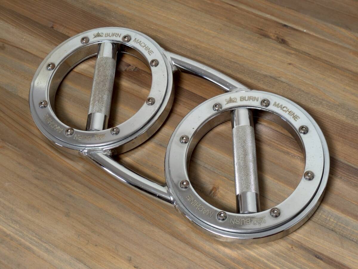 【傷や汚れあり】バーンマシン 5.5kg 筋トレ 中古錆有 動作良好 トレーニング BURN MACHINE フィットネス ジム エクササイズ ...