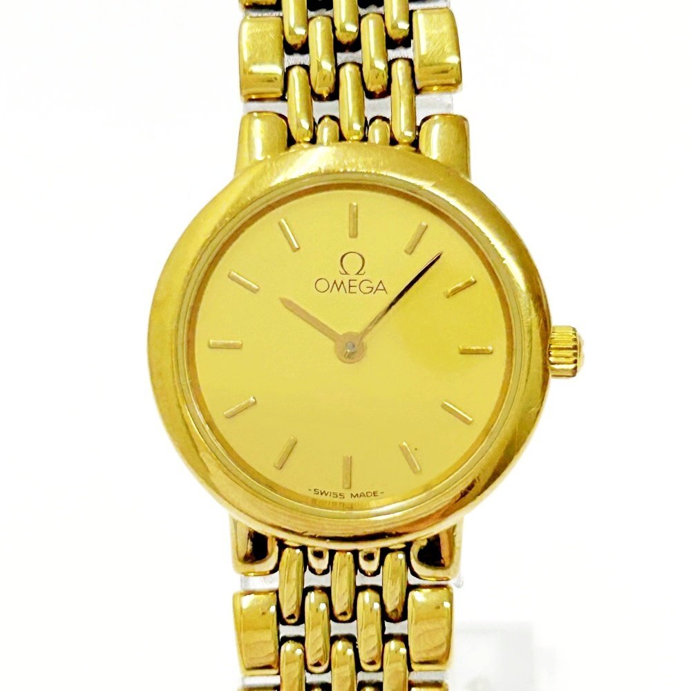 【傷や汚れあり】【1円スタート】OMEGA オメガ デビル ラウンド GP×SS ゴールド文字盤 手巻き レディース腕時計 E15-5の落札情報詳細 - Yahoo!オークション落札価格検索 ...