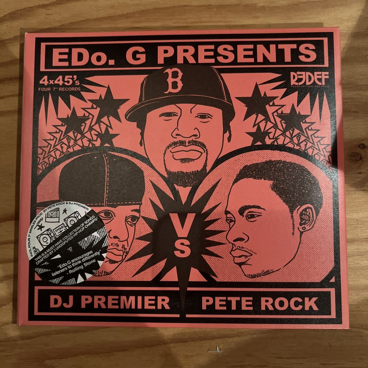 【未使用に近い】【試聴OK・美盤・4枚組限定7インチ】EDO.G DJ Premier vs Pete Rock (Redefinition ...