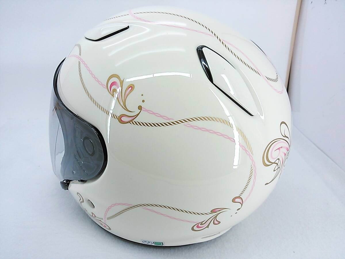 【目立った傷や汚れなし】【送料無料】美品 SHOEI ショウエイ J-STREAM Jストリーム Amo アモー Sサイズ 元箱付き ジェット ...