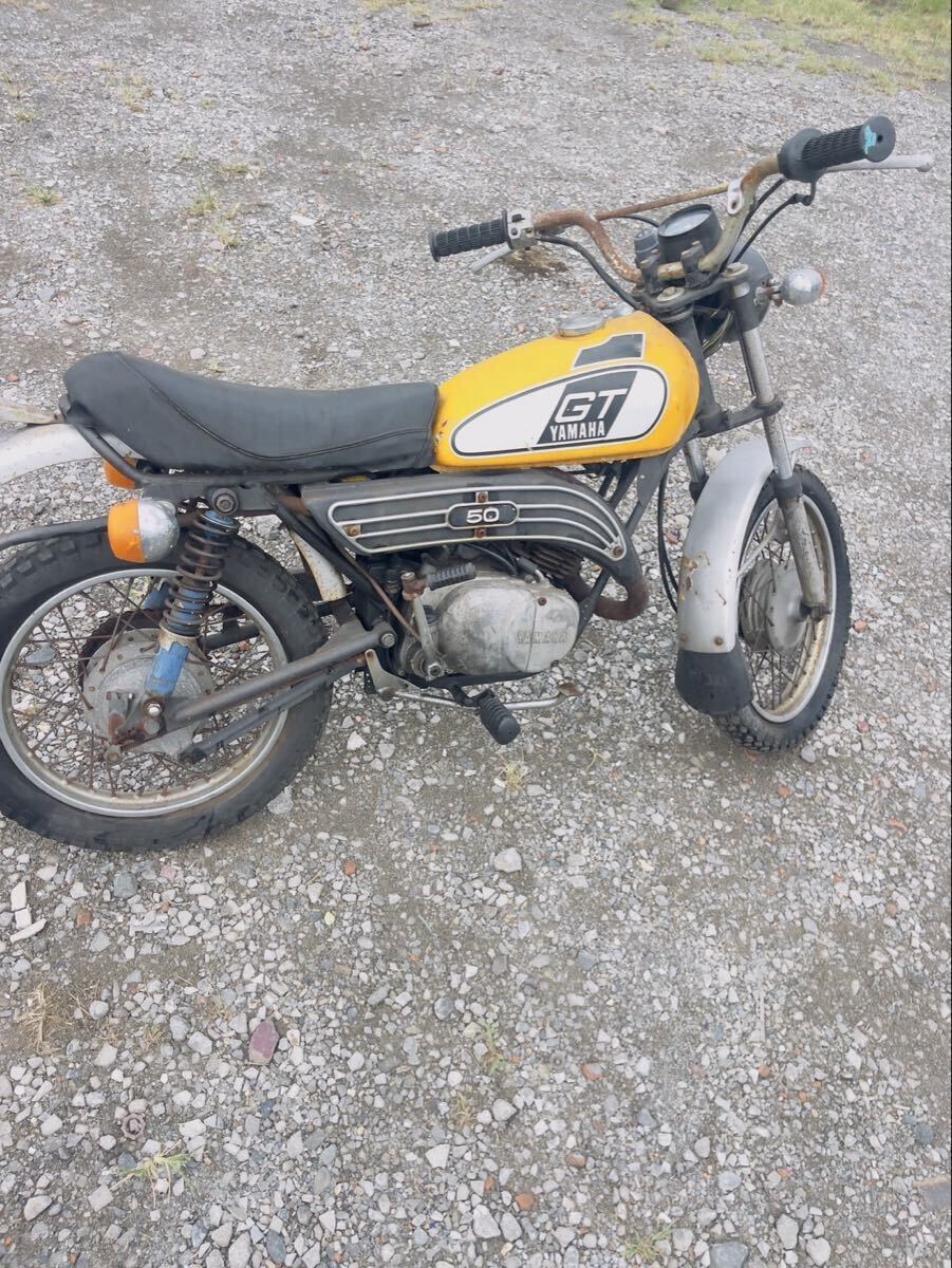 【全体的に状態が悪い】ヤマハ GT50 レストアベース 書類付き エンジン実動未確認 ミニトレ 2stの落札情報詳細 - Yahoo ...