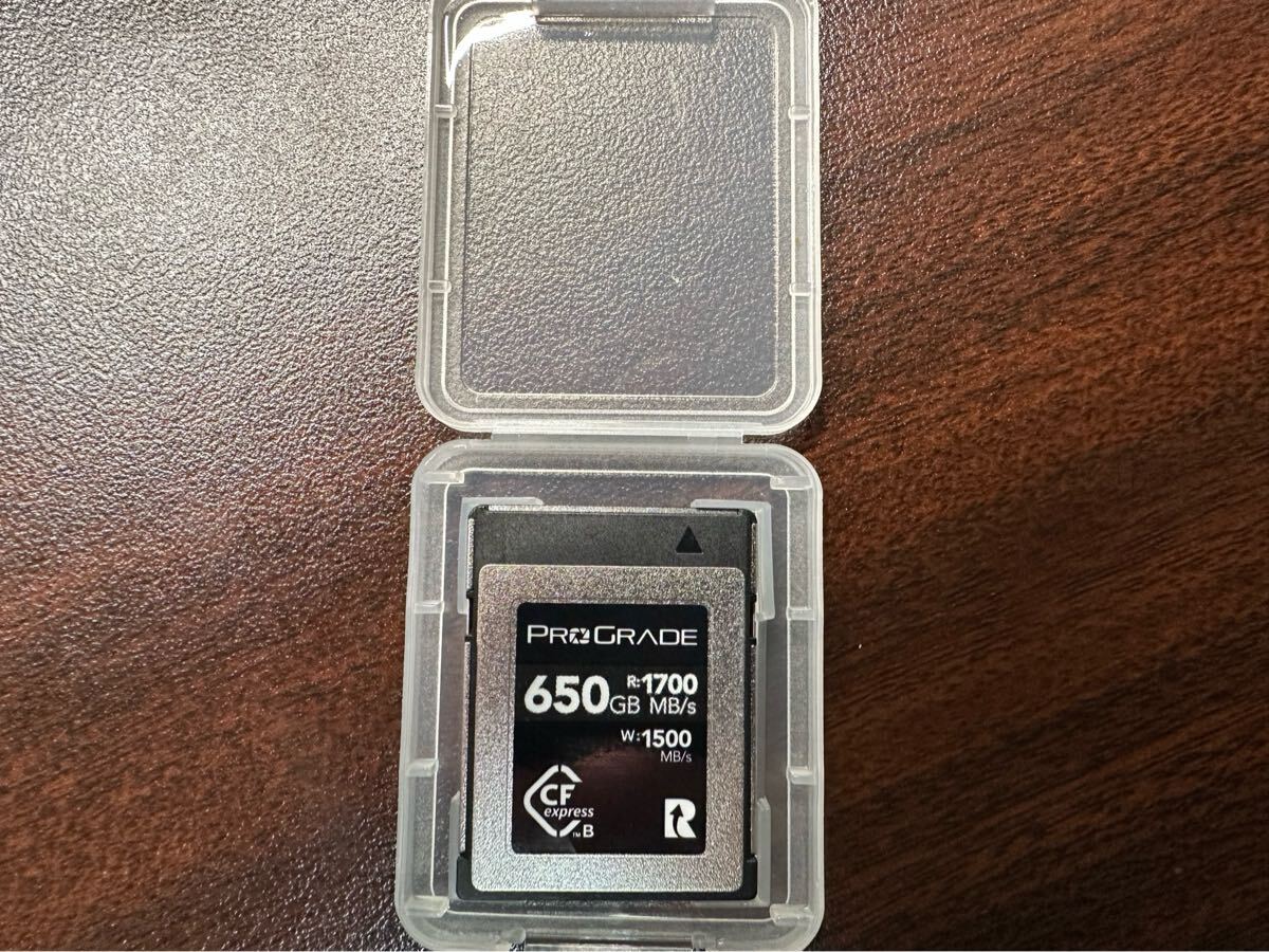 【目立った傷や汚れなし】【動作確認済】 CFexpress カード 650GB 《 ProGrade Digital COBALT 》【美品 ...