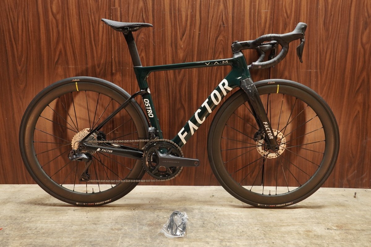 【目立った傷や汚れなし】 FACTOR OSTRO VAM ファクター SHIMANO ULTEGRA R8170 Di2 2X12S MAVIC COSMIC SLR45 サイズ52 ...