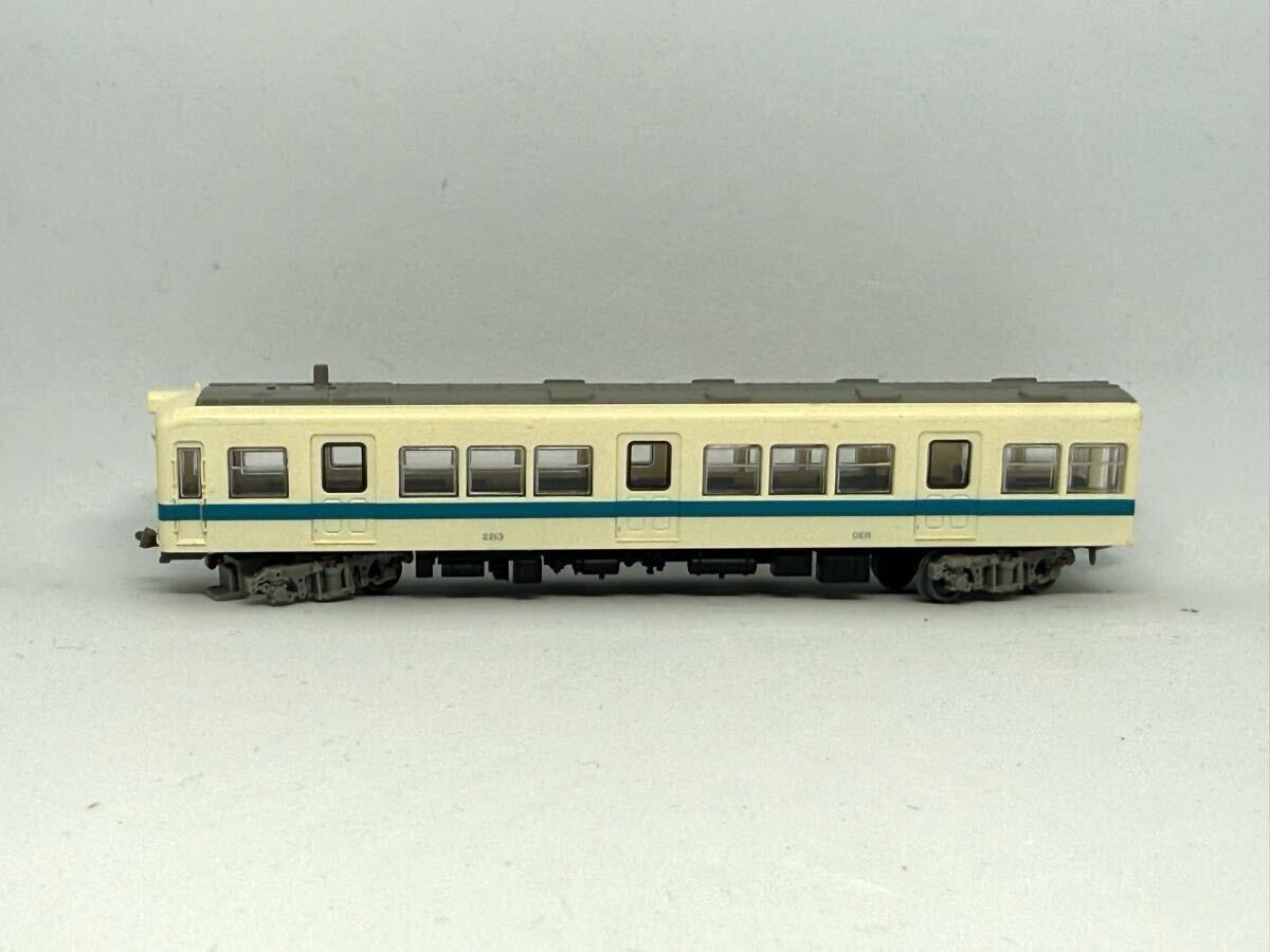 【目立った傷や汚れなし】鉄道コレクション Nゲージ 鉄道模型 第3弾 小田急電鉄2200形 モハ2213 FS316台車装備 目立った傷汚れ ...