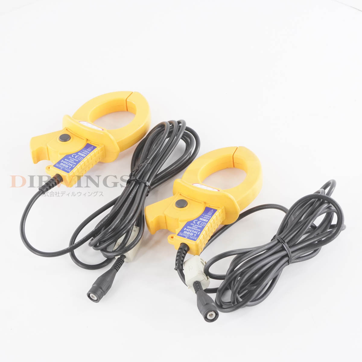 【やや傷や汚れあり】[DW]8日保証 9セット入荷 次期校正2025年9月 2個セット 9661 HIOKI ~500A ~600V 日置 ...