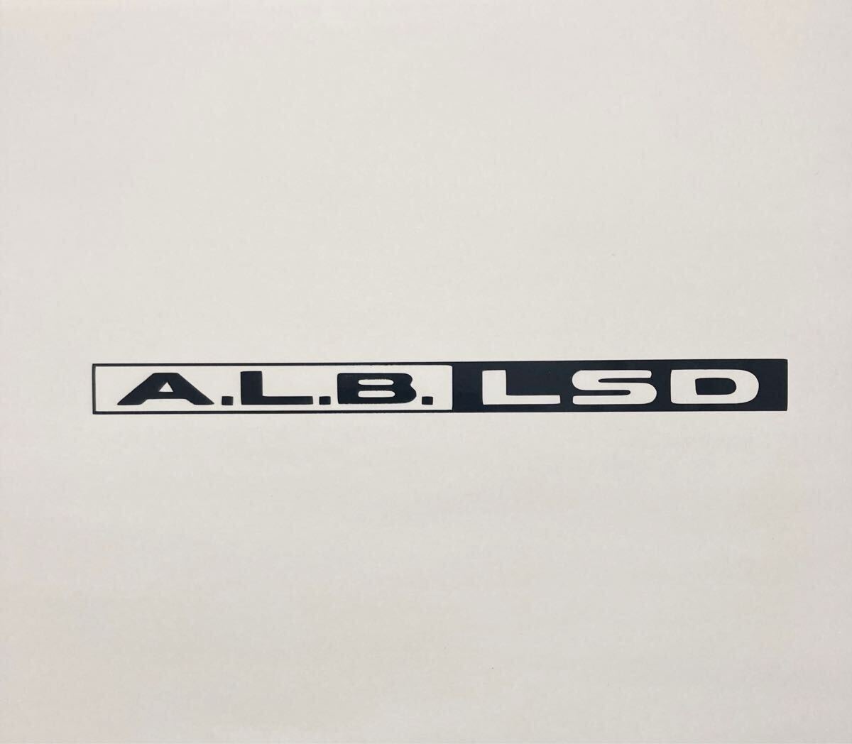 【未使用】ALB LSD ステッカー 純正廃盤 ご相談パーツ EF シビック CR-X サイバー グランド ZC B16A EF1 EF2 EF3 EF5 EF6 EF7 EF8 EF9 ...