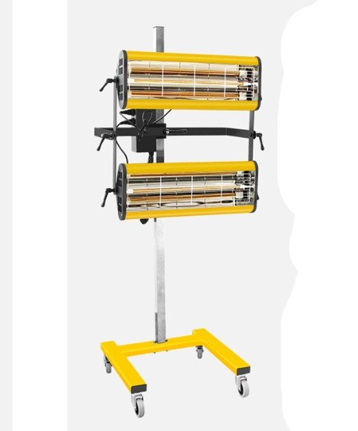 EDWIN TRISK エドウィン 赤外線乾燥機 赤外線ヒーター 自動車塗装乾燥機 3灯 サイズ 幅 約92cm 奥行 約161cm 高さ 約 ...