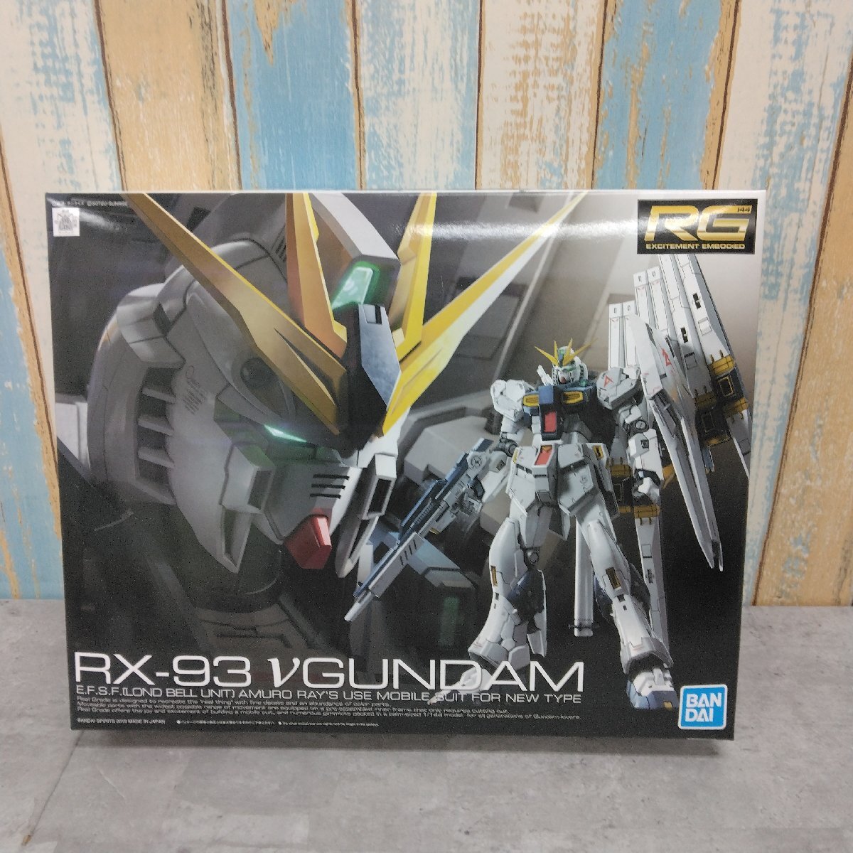【未使用】BANDAI 機動戦士ガンダム RG 1/144 RX-93 νガンダム ν GUNDAM E.F.S.F.(LOND BELL ...