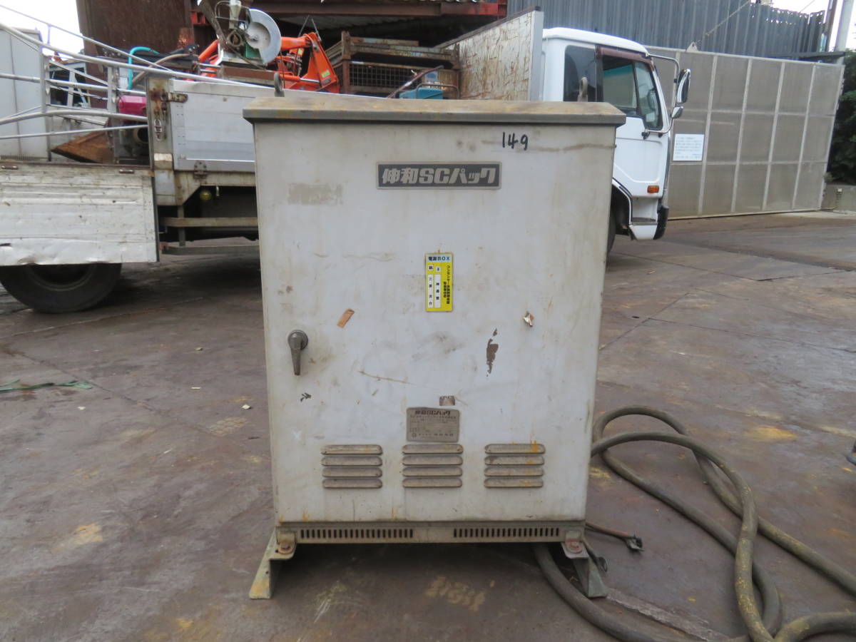 №149 低圧進相コンデンサー 自動制御装置 ECD-51T6 伸和技研 キュービクル コンデンサ充電器 変圧器 50KVA 負荷直結低圧用 ...