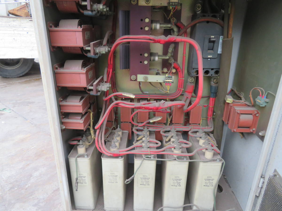 №149 低圧進相コンデンサー 自動制御装置 ECD-51T6 伸和技研 キュービクル コンデンサ充電器 変圧器 50KVA 負荷直結低圧用 ...