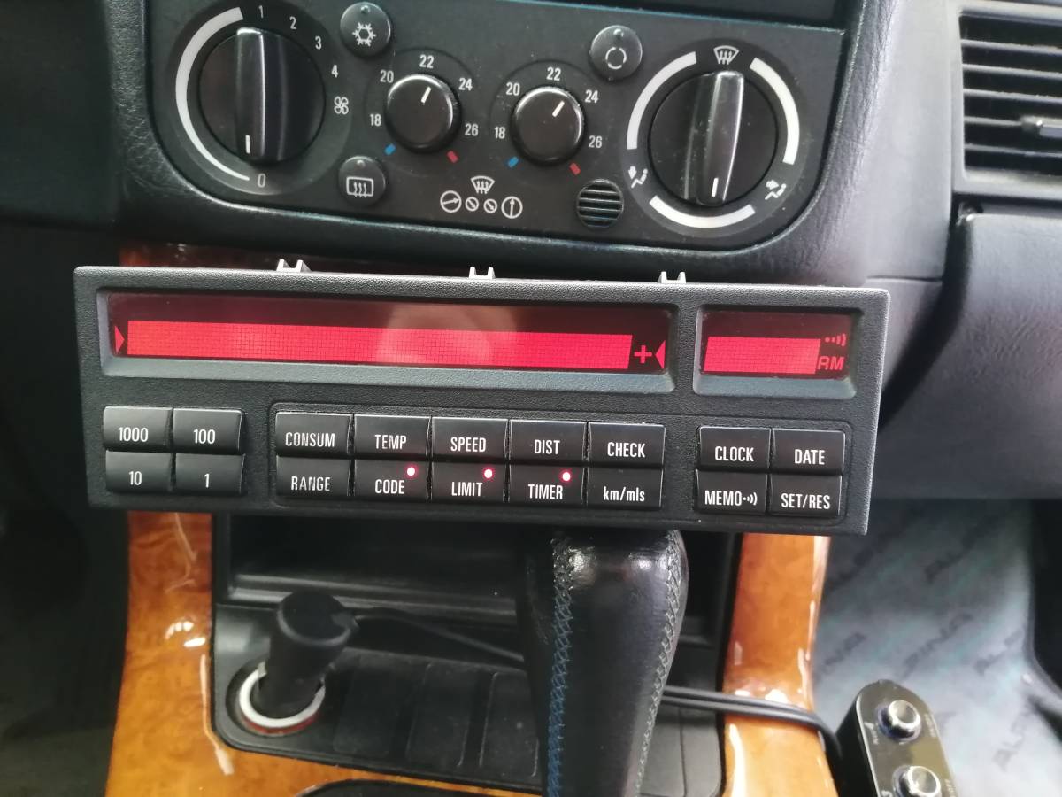 希少品 BMW アルピナ E36 18ボタン OBC オンボードコンピューター MID マルチインフォメーションディスプレイ 325 328 ...