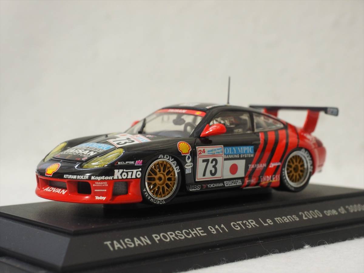 タイサン アドバン ポルシェ 911 GT3R：TAISAN Porsche 911 GT3R #73 2000 Le Mans EBBRO 1/43 182の落札情報詳細 - ヤフオク落札 ...